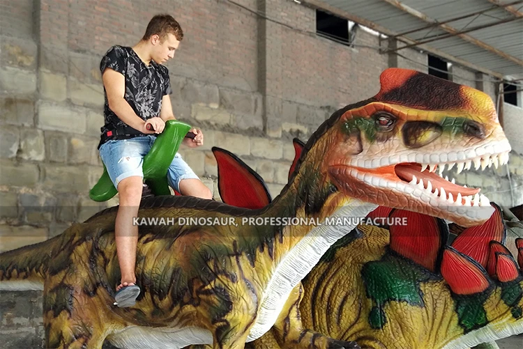 Animatronic Dinosaur Kiddie Ride Amusement Park Rides Coin Operated ...