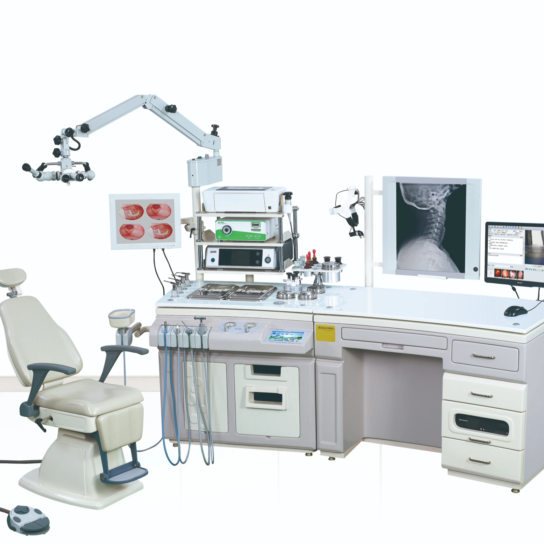 Ears& Nose& Throat Treatment Unit Ent Diagnose And Surgical Workstation ...