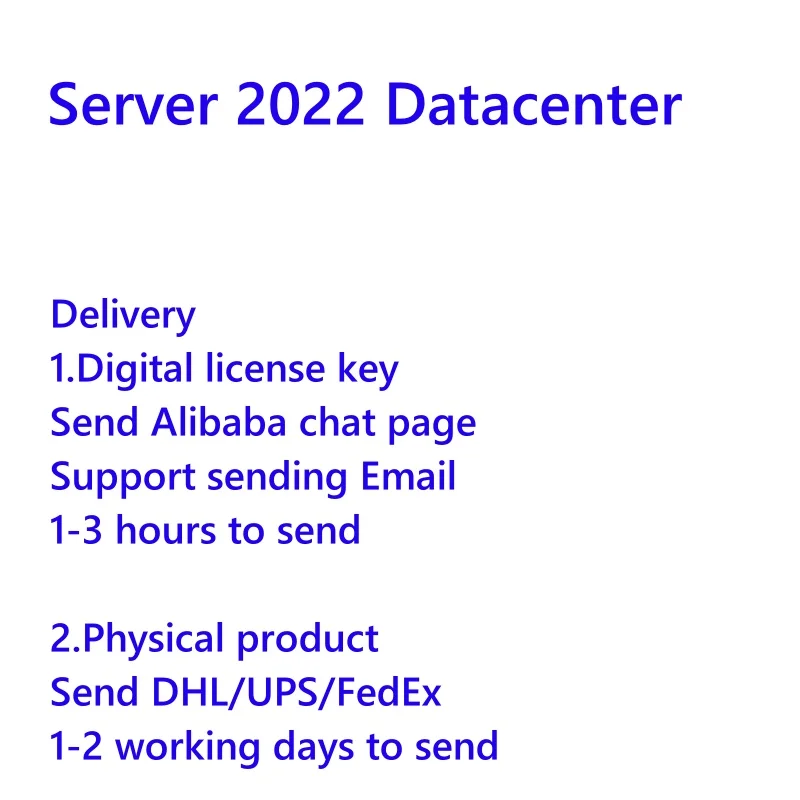 Genuine Win Server 2022 Datacenter Key 100% Online Activation Win ...