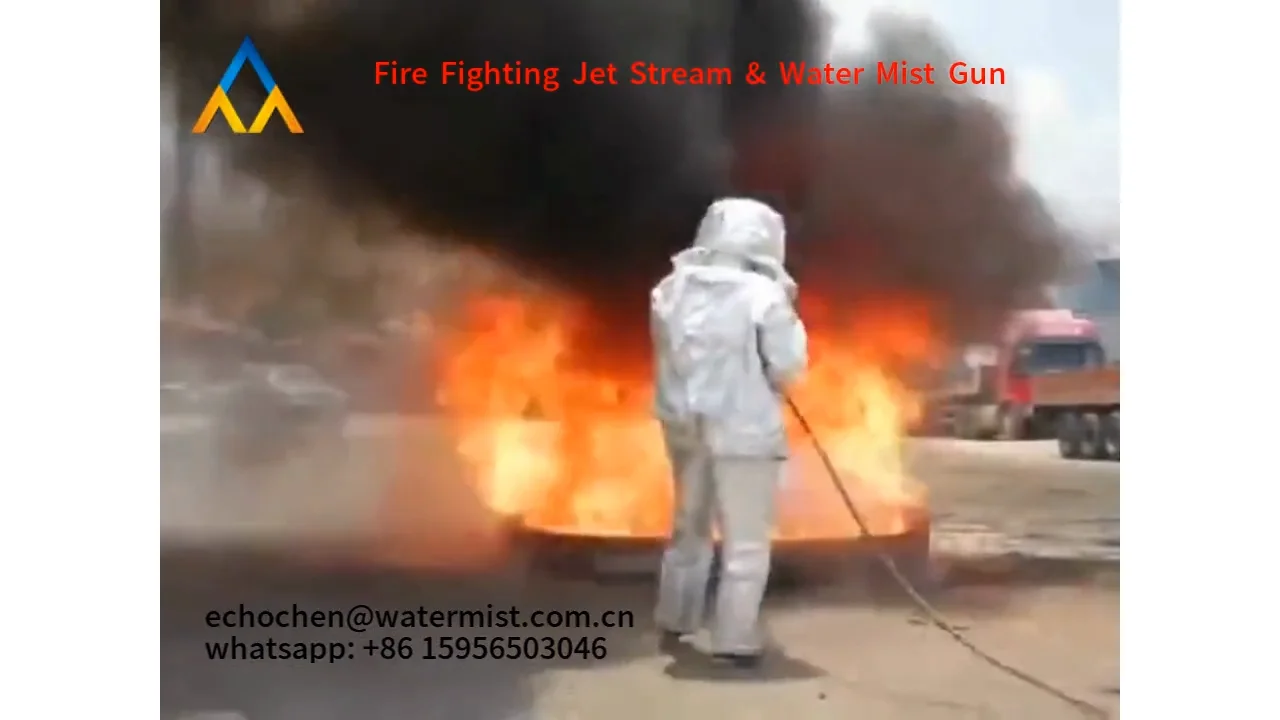 Ss304 Firefighting Water Mist Lance Gun For Class A And Class B Fire ...