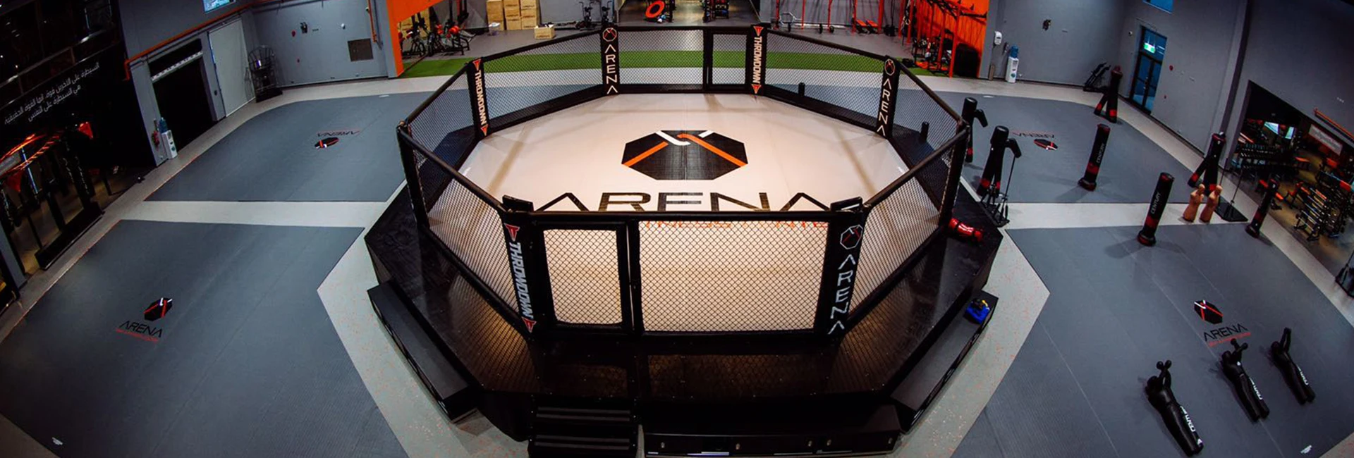 Portable 5*5 Gym Flooring with Lifting Boxing Ring Kick-Boxing ...