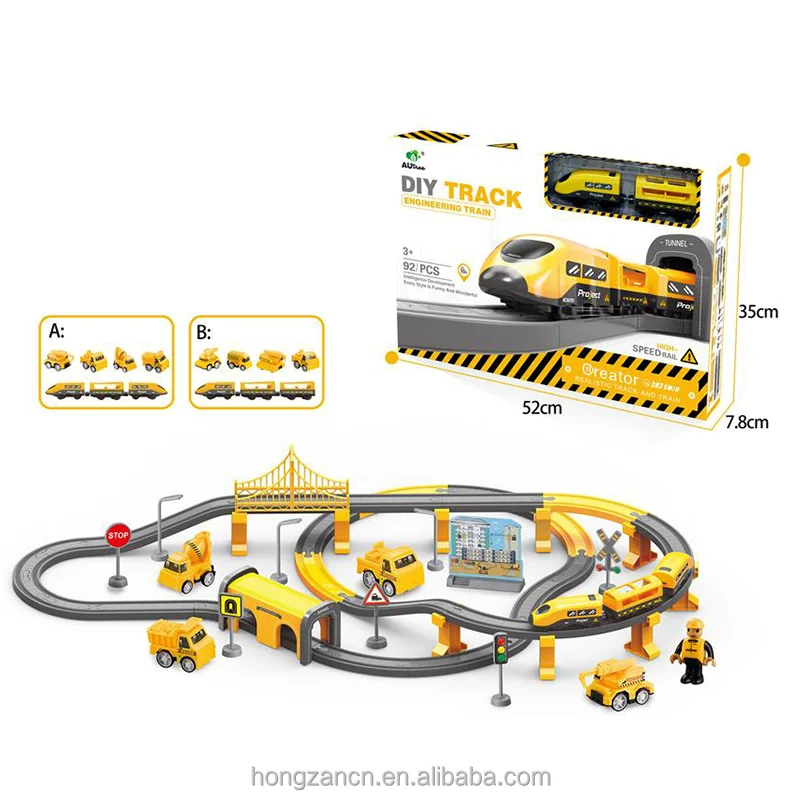 Educational Toys For Kids 2023 Diy Rail Car Children's Toys Puzzle ...