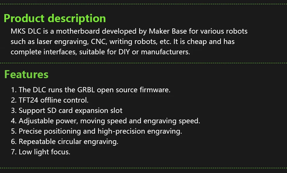 MKS DLC Motherboard for 3D Printers & CNC Laser Engraving Machines ...