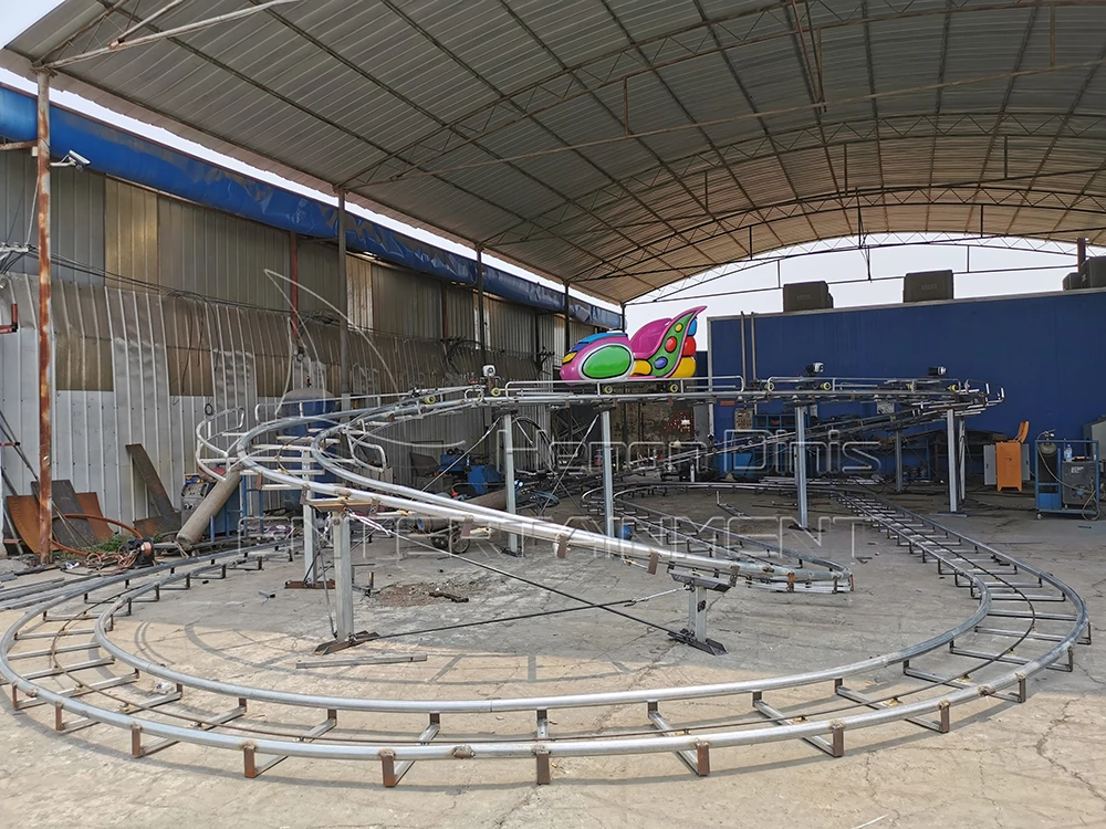 Themed Park Ride Mini Track Train Funfair Children Ride On Mini Space ...