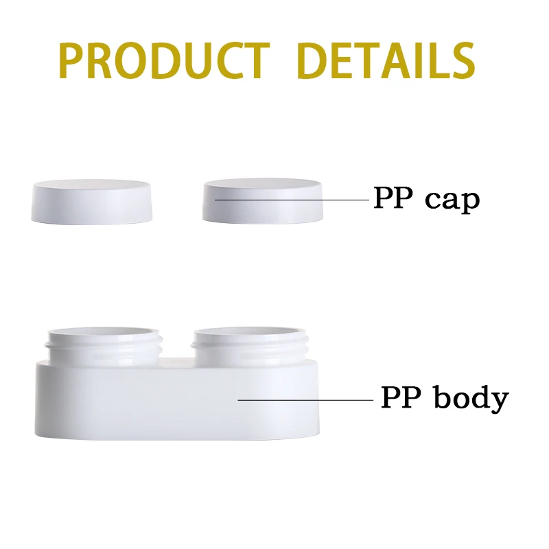 5g Contact Lens Portable Packaging Box Pp Material Cosmetic Packing Jar ...