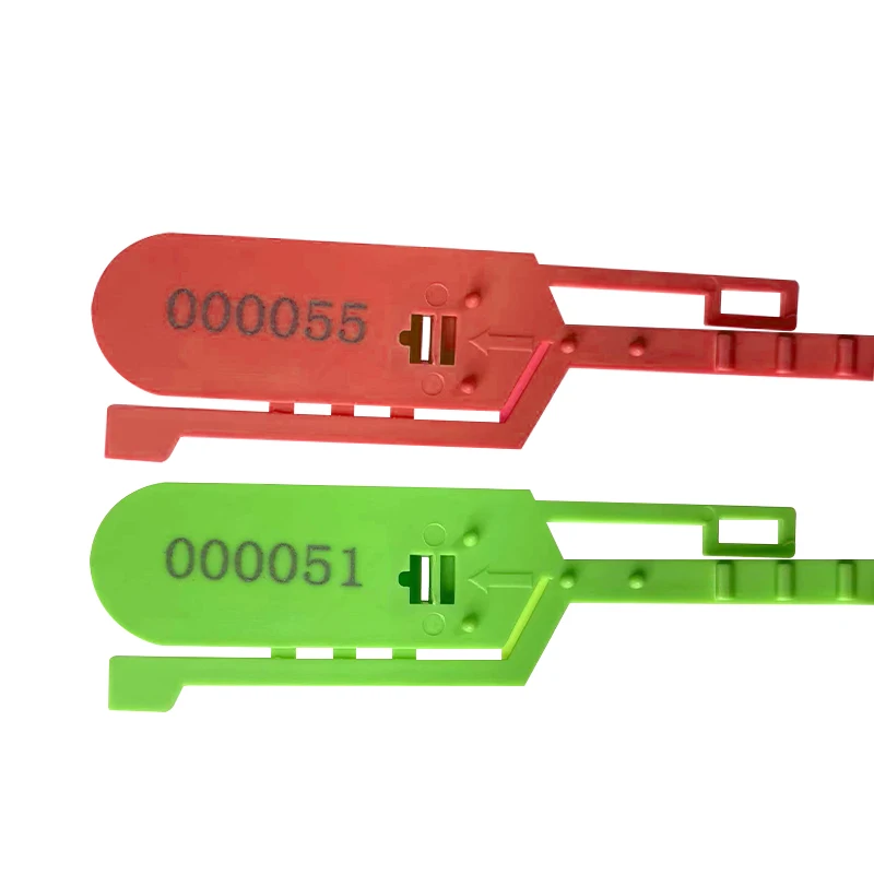 Custom Assurance Security Seal Plastic Security Strap Seal With Bar ...