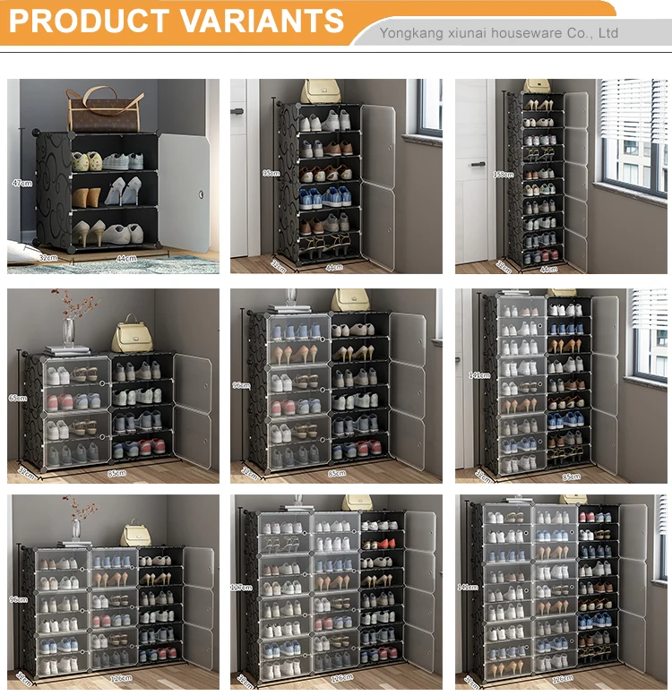 Shoe Storage Rack - Plastic Shoe Cabinet by Sonice