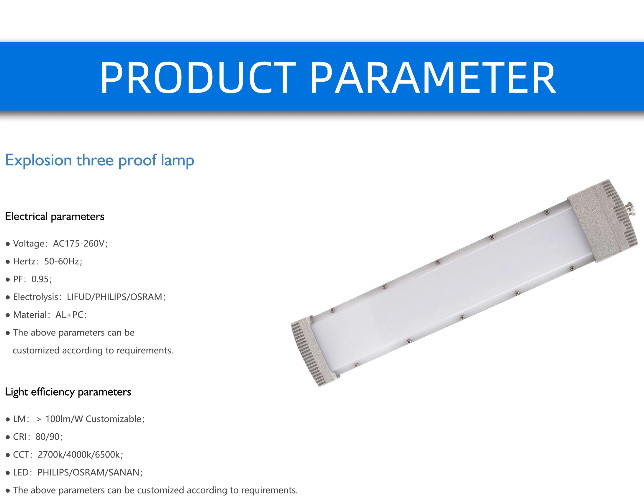 Wholesale Explosion Proof Lighting Atex Waterproof Triproof Lamp ...