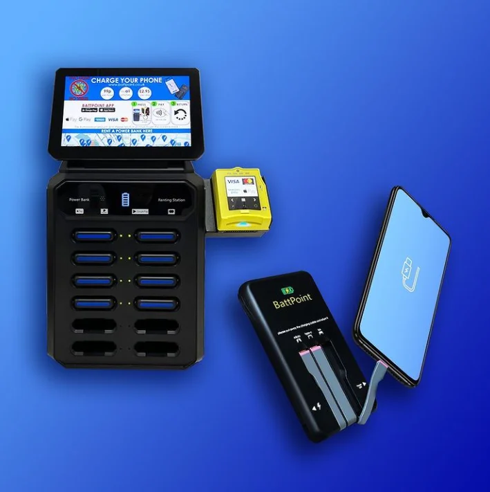 Public Cell Phone Charging Stations - Sharing Power Bank