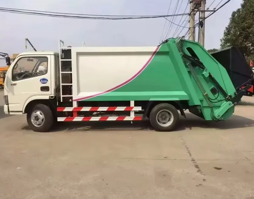 Dongfeng Dollicar 8m3 Rear Load Compactor Garbage Truck| Alibaba.com
