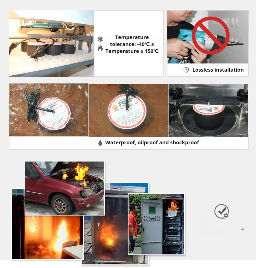 Condensed Aerosol Fire Extinguishing Device Premium Fire Extinguishers ...