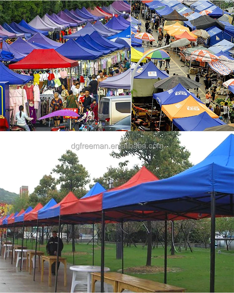 Feamont 3x3 Custom Design Folding Tent Market Promotional Gazebo Canopy ...