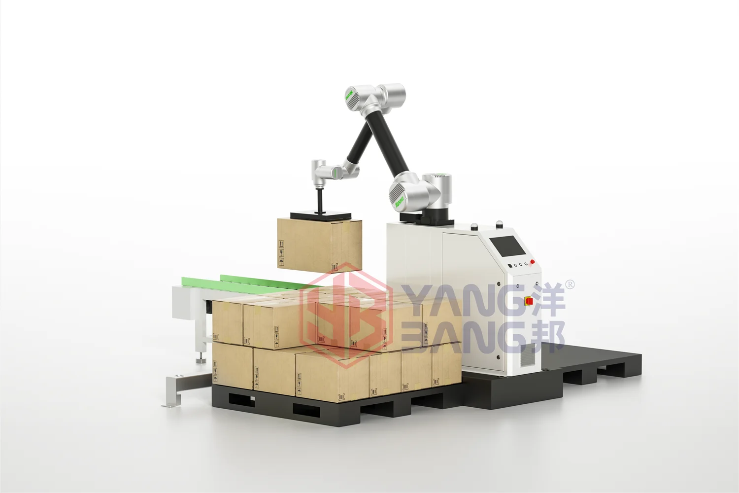 Automatic Robotic Arm Industrial Cobot Collaborative Robots Container With Palletizing Robot
