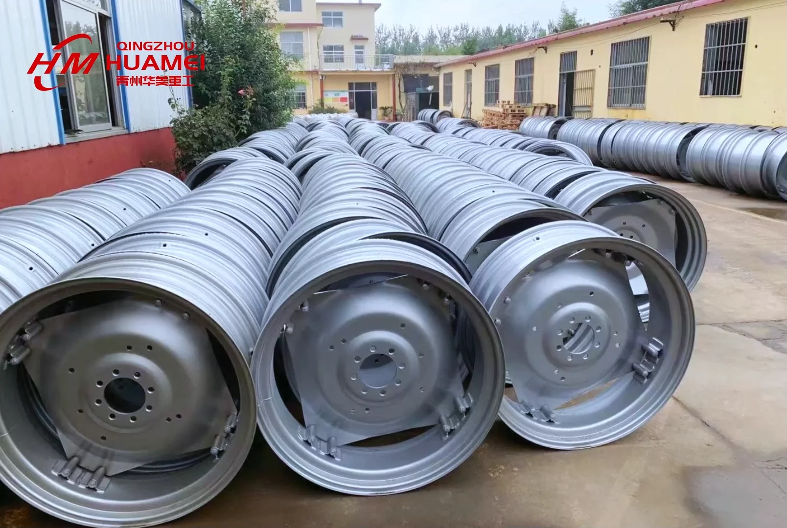 Factory Tractor Steel Wheel Rims W8x16 Inch Agriculturalwheels For 9.5 ...