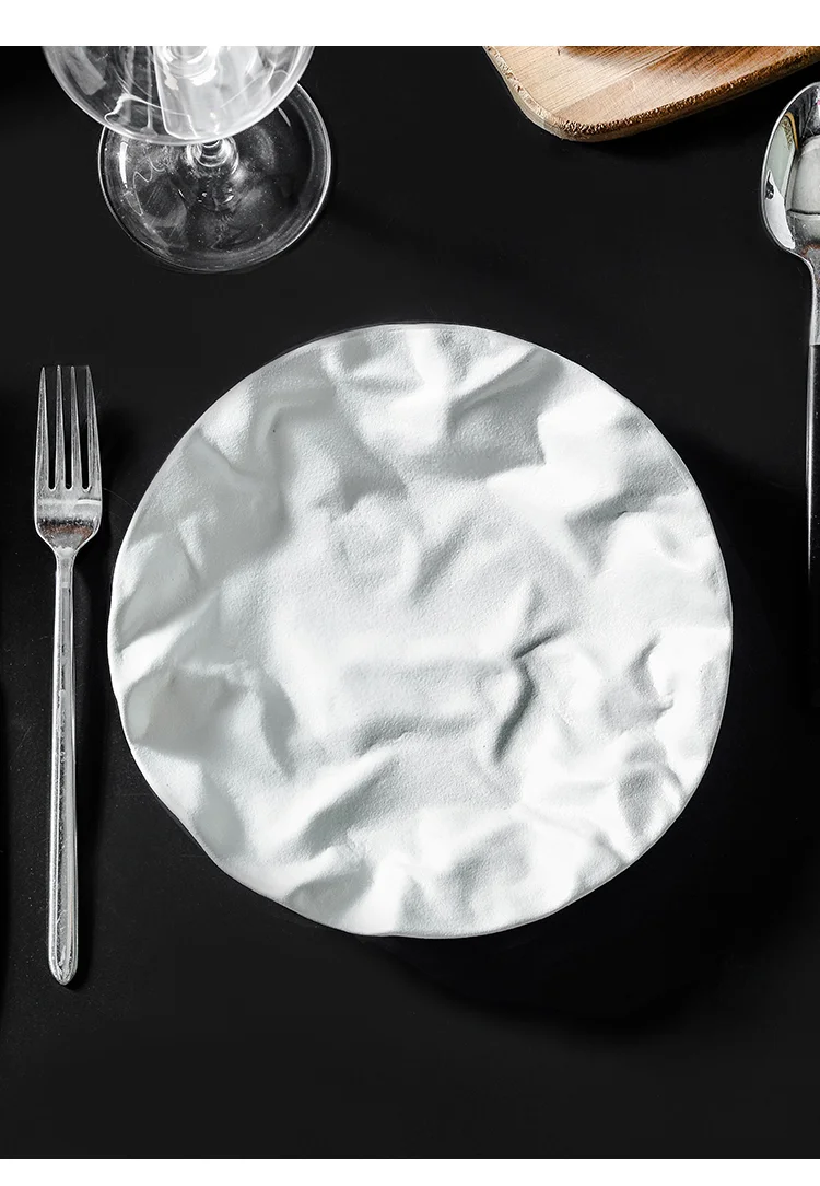 Japanese Rock Shape Irregular Plates Special Shaped Steak Plate Salad ...