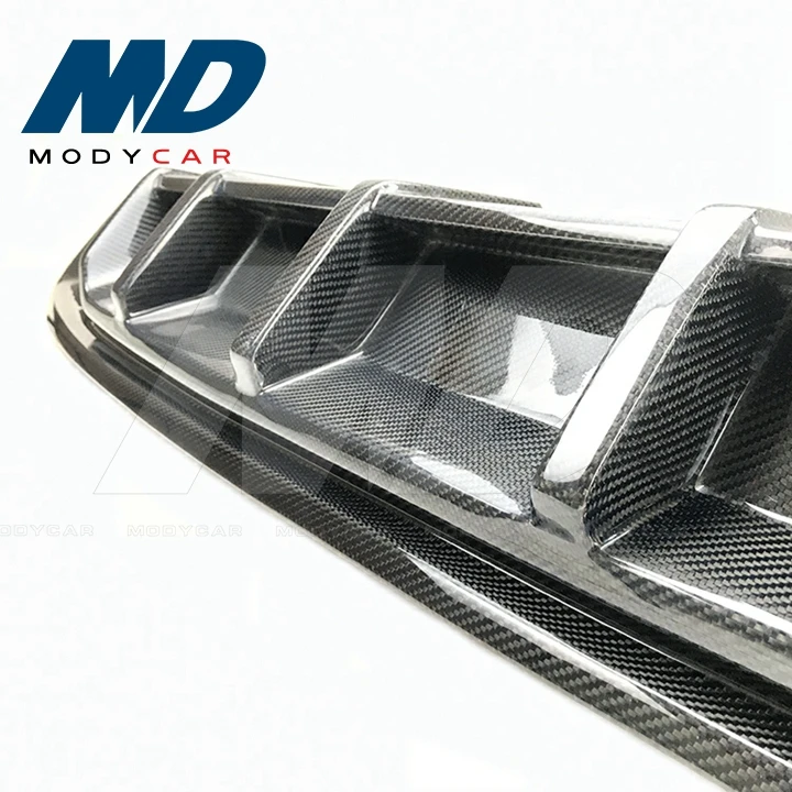 Abt Style Carbon Fiber Rear Diffuser For 2017-2018 Audi A4 S-line S4 ...