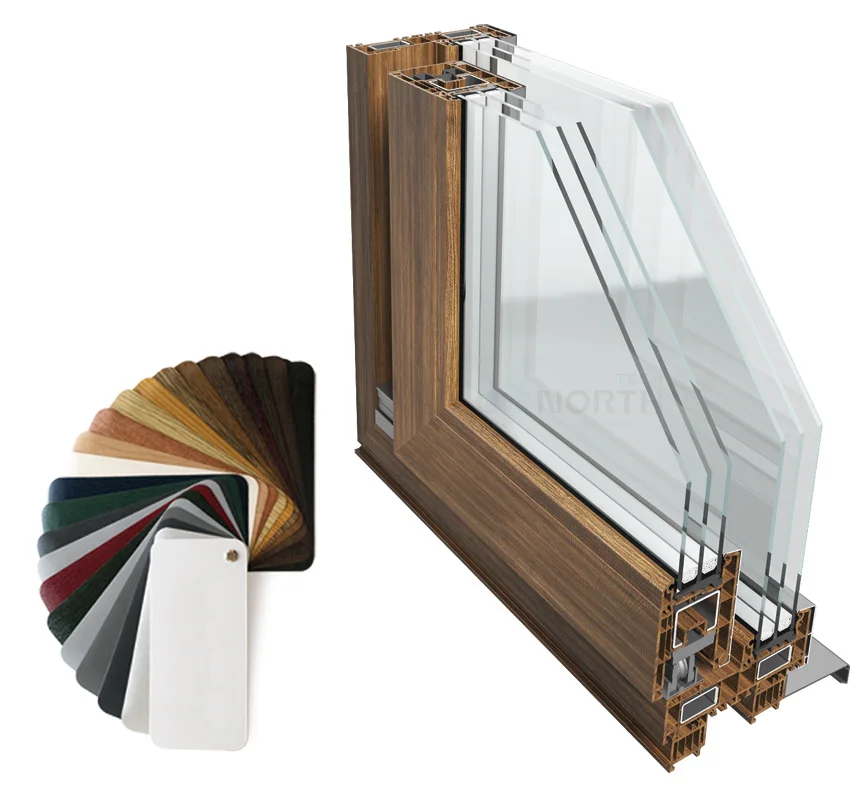 Northtech Customized Pvc Ventanas Sliding Window China Design Upvc 2 ...