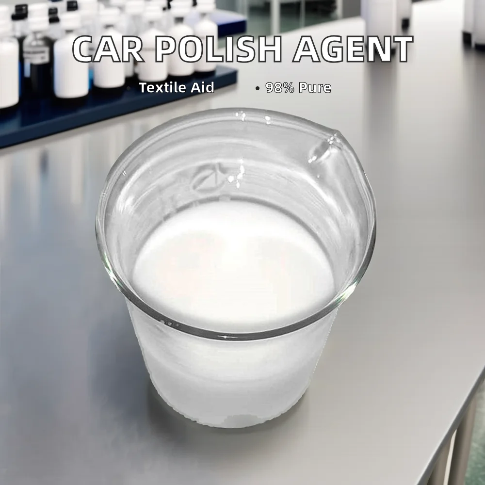 Hydroxy Silicone Oil Emulsion Auxiliary Chemical Agent Car Polishing ...