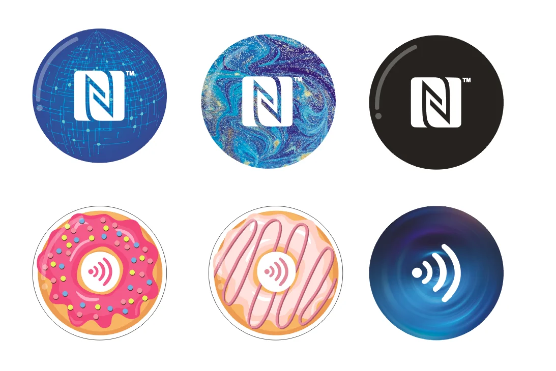 Big Size 60MM QR CODE Scannable Restaurant Menu NFC Sticker