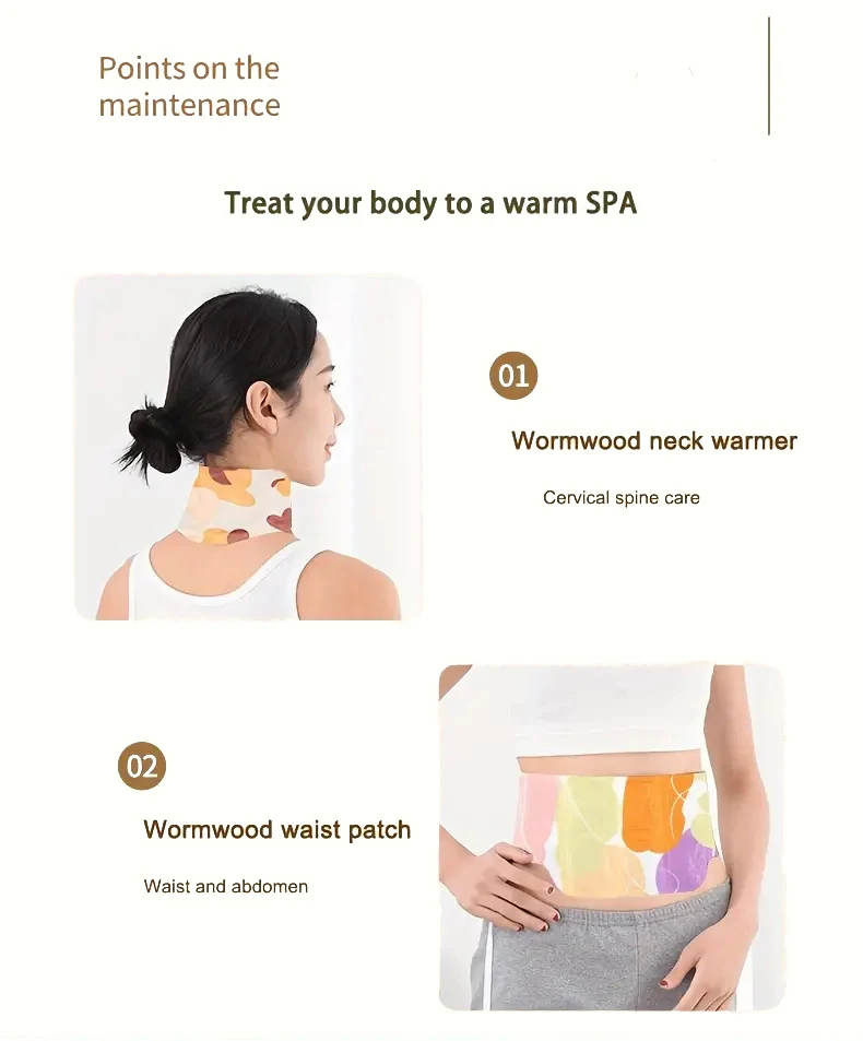 Winter Heated Pad Pack Disposable Herbal Steam Air Activated Neck Back ...