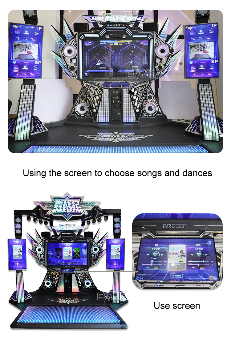 Indoor Amusement Battle Arcade Dancing Game/dance Revolution Arcade ...