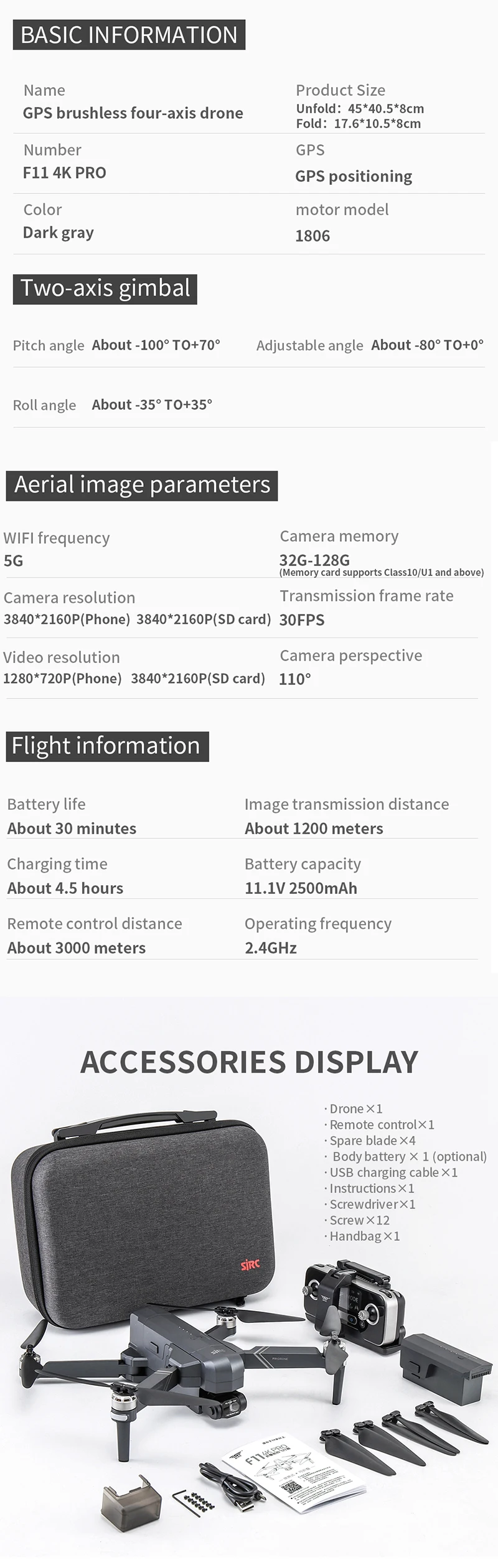 Drone Mini F11s 4k Pro With 4k 6k 8k Video Camera Hd Fpv Rc Gps ...