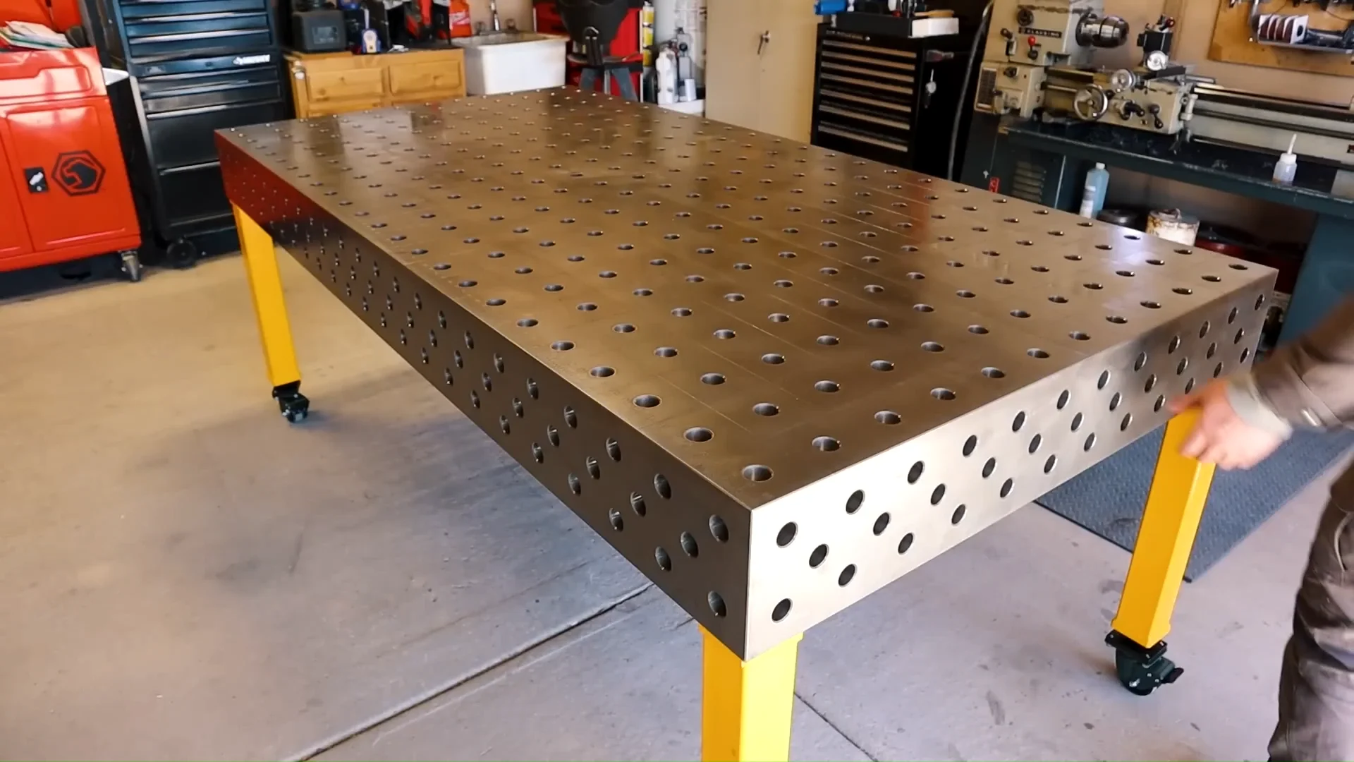 Cast Iron 3d Welding Table For Steel Working Platform Robot Welding 3d ...