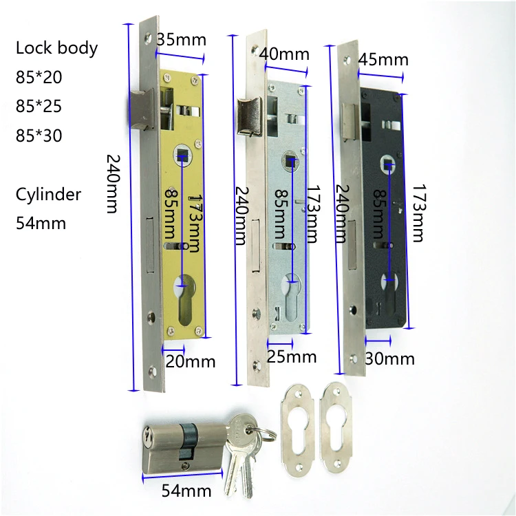 Factory Direct Double Open Euro Profile Lock Cylinder Computer Keys ...