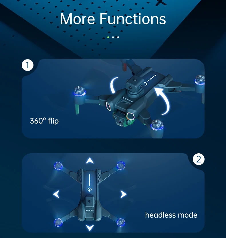 GB8015 Drone - Beginner-Friendly with Infrared Obstacles Avoidance