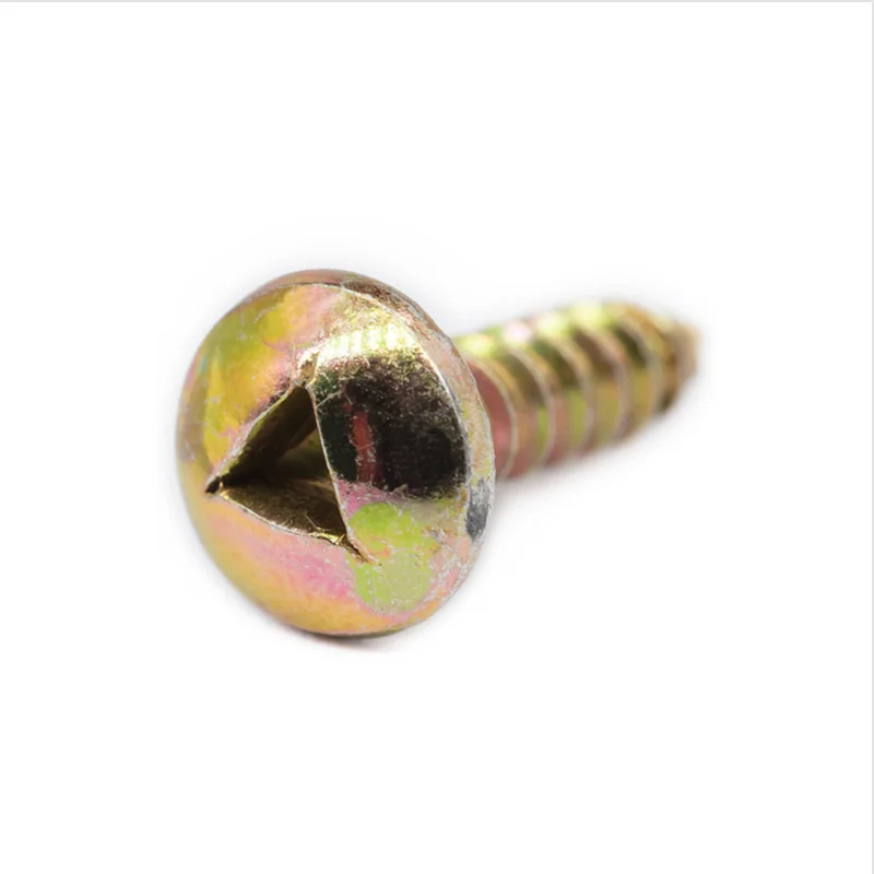 M5x25 Triangle Slot Truss Head Tapping Screw Black Coating Triangle ...