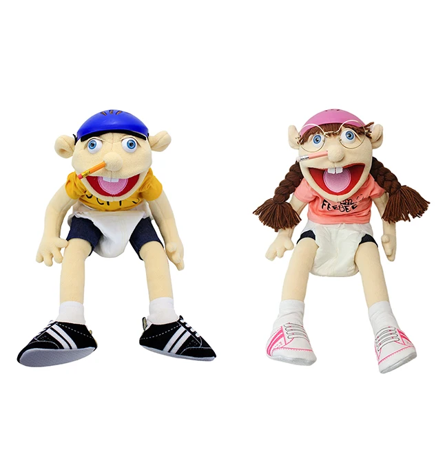 Funny Human Soft Stuffed Plush Toy - Educational Hand Puppet