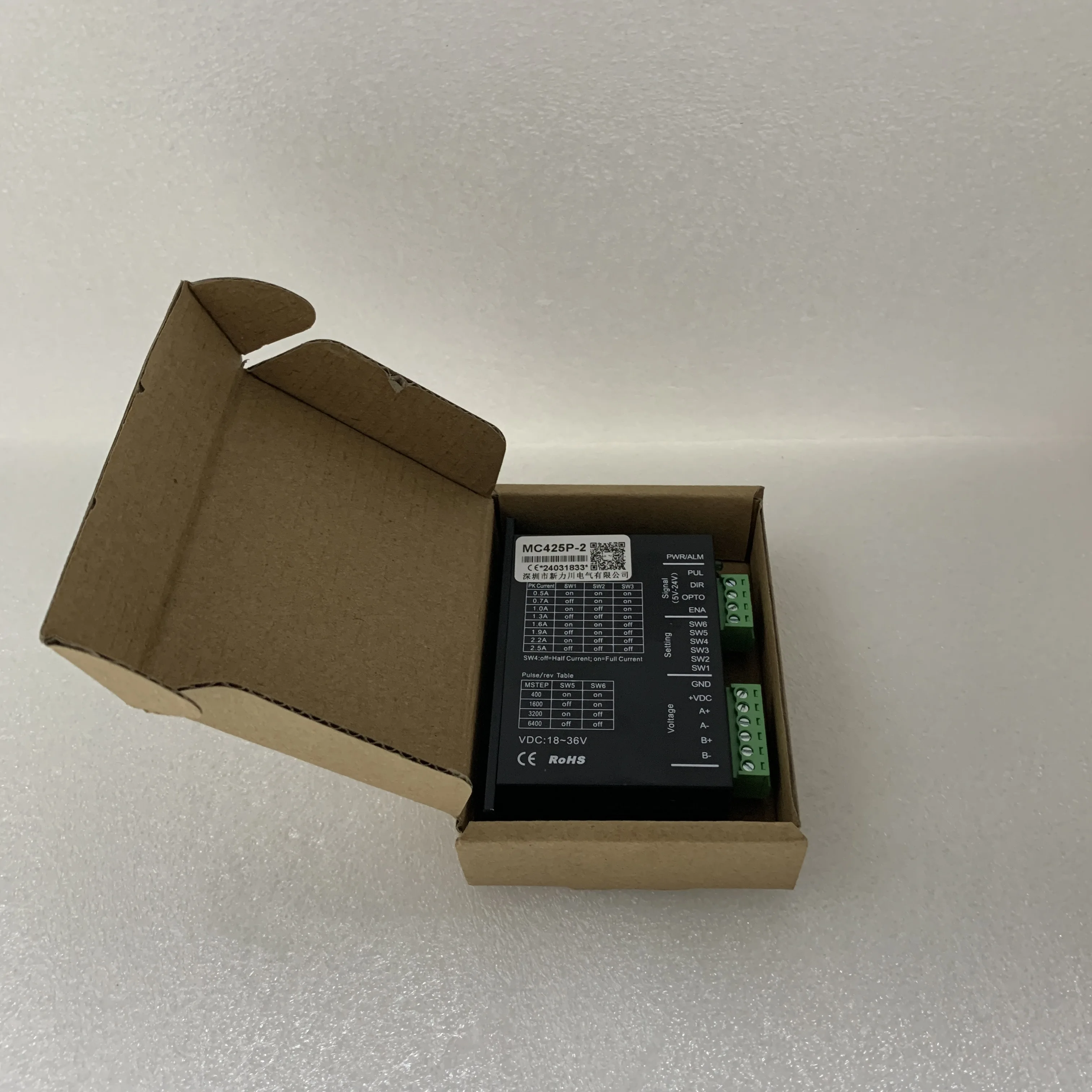 Lichuan Mc425p-2 2 Phase Digital Stepper Motor Driver For Nema 35/39/42 ...