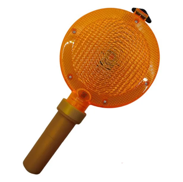 Red Yellow Flashing Led Safety Traffic Cone Warning Lamp Roadblock ...