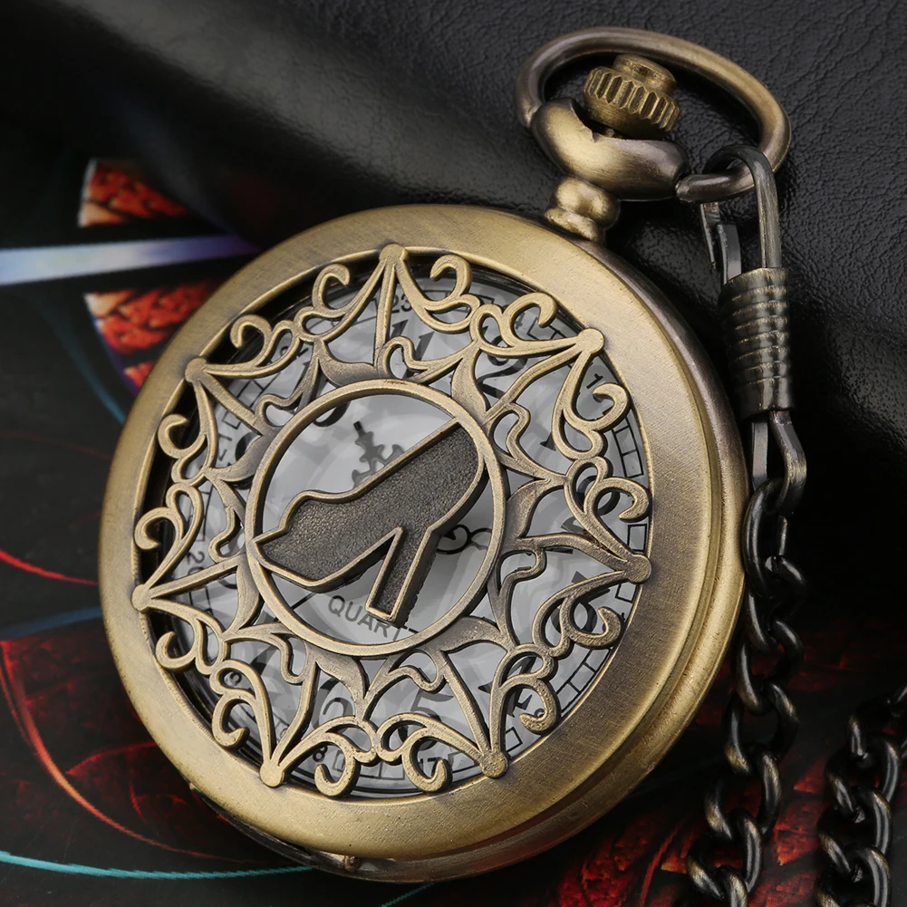 Design Vintage Necklace Steampunk Custom Made Quartz Pocket Watch With ...
