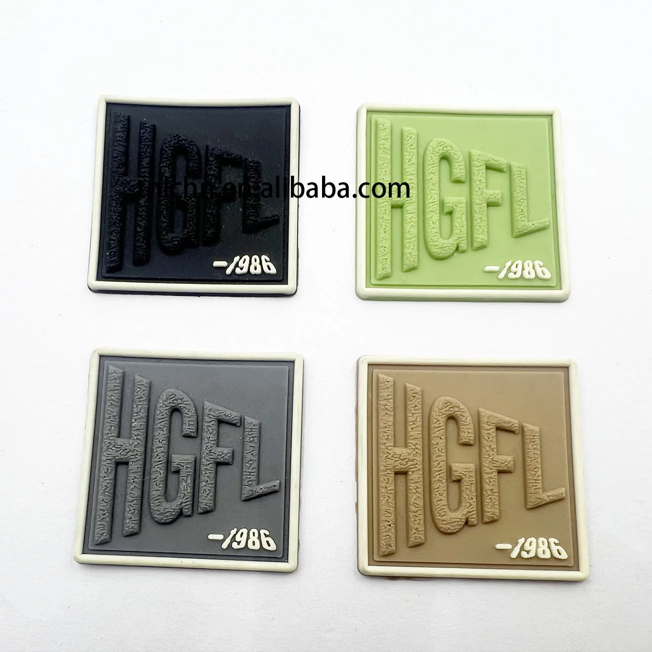 Factory Custom 2d 3d Soft Pvc Clothing Rubber Patch Silicone Rubber ...