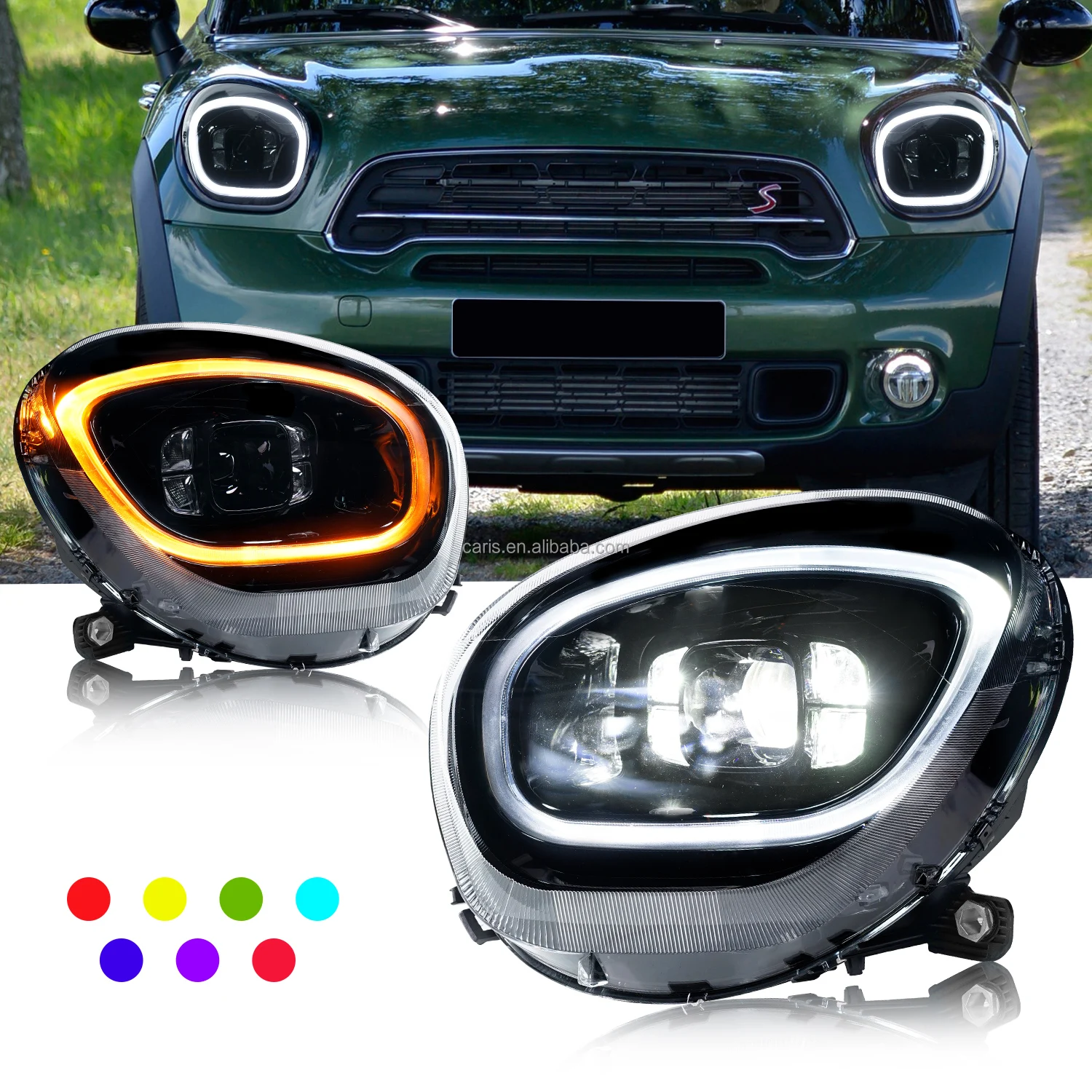 Mini R60 Cooper 2011-2016 LED Headlights - Bright & Durable