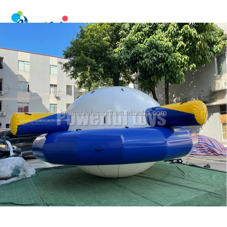 Water Games Flying Towable Ufo Inflatable Water Floating Saturn Rocker ...