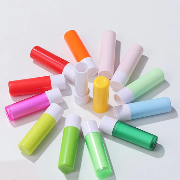 ODM Round 4.8g Recyclable Empty Customized Mini Lip Balm Tube Stick ...