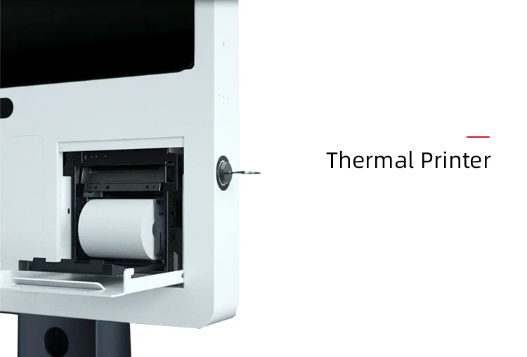 Ticket Receipt Self Printing Machine - 32 Inch Touch Screen