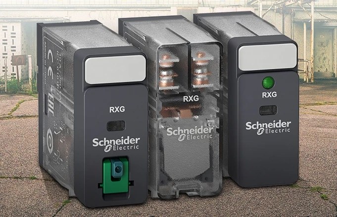 Rxg Connector Type Intermediate Relay With Led Miniature Intermediate ...