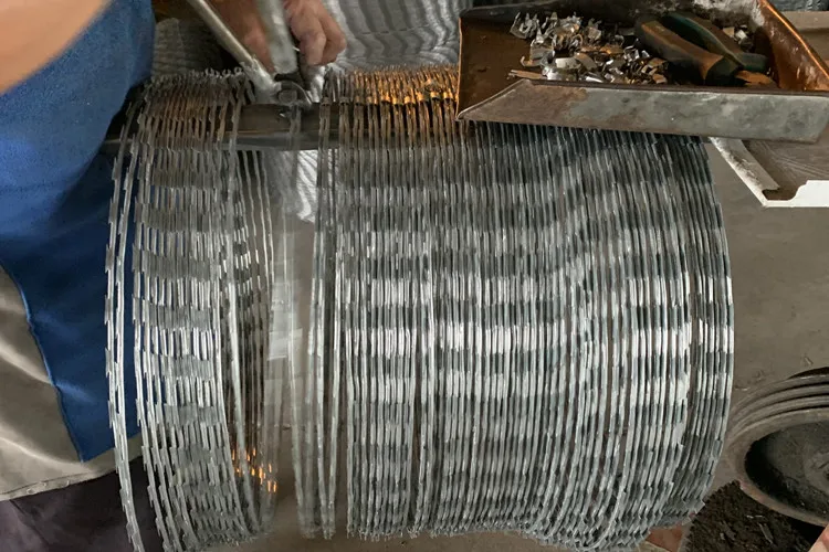 Galvanized Steel Razor Wire Barbed Wire Fence E Double Strand Wire ...