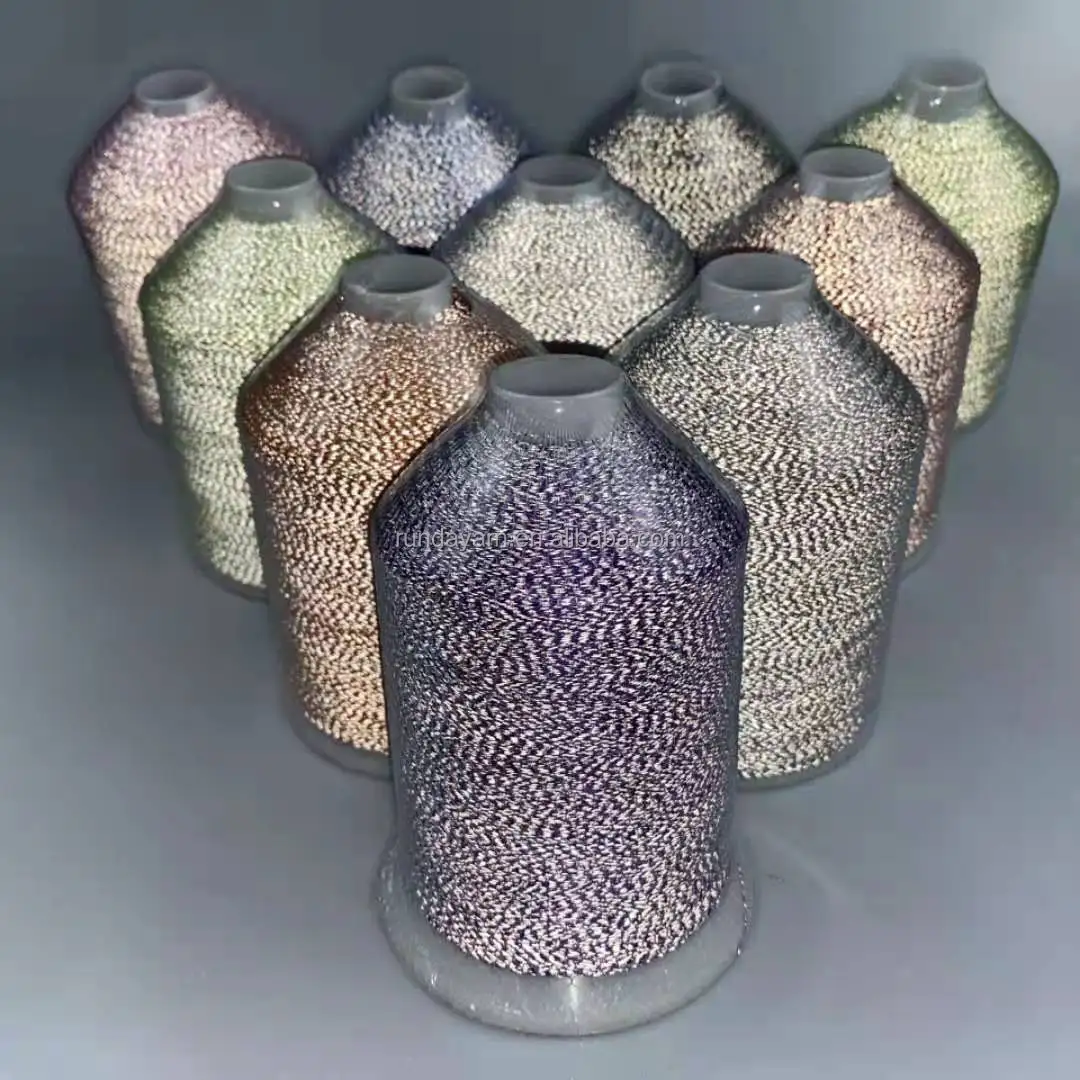 Wholesale Highlight Fancy Braid Polyester Blended Yarn Microglass Bead ...