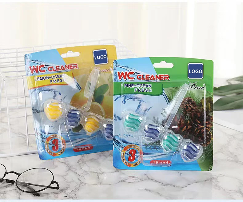 4-in-1 Eco-Friendly Hanging Toilet Cleaner Balls Air Freshener ...