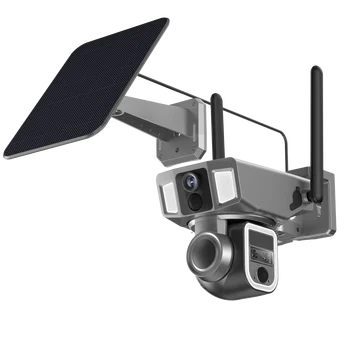 4g Network Triple Lens 10x Zoom Continuous Camera Bullet Ptz Smart ...