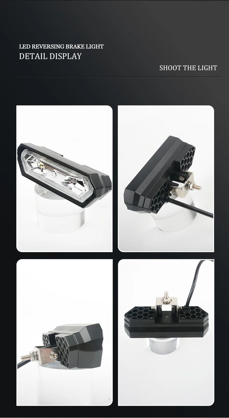 Rear Led Chase Light Brake Strobe Reverse Light For Truck Jeep Atv Utv ...