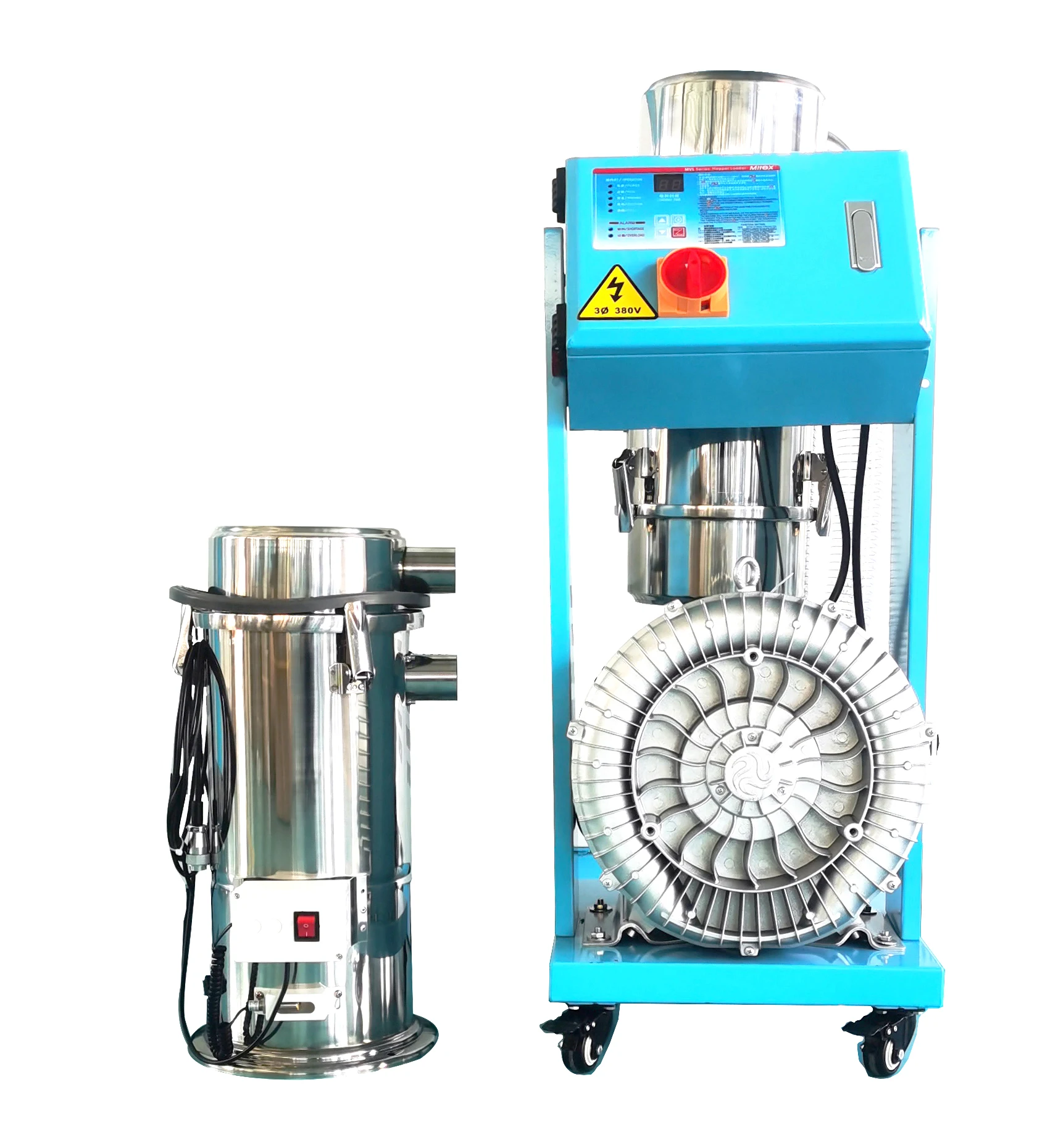 Auto Vacuum Plastic Material Hopper Loader with Efficient Motor for ...