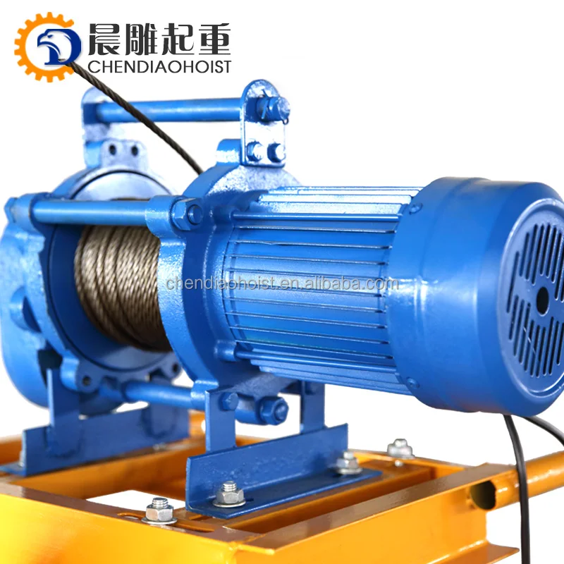 Mini Crane Outdoor Motor Single Phase Mobile Lifting Crane