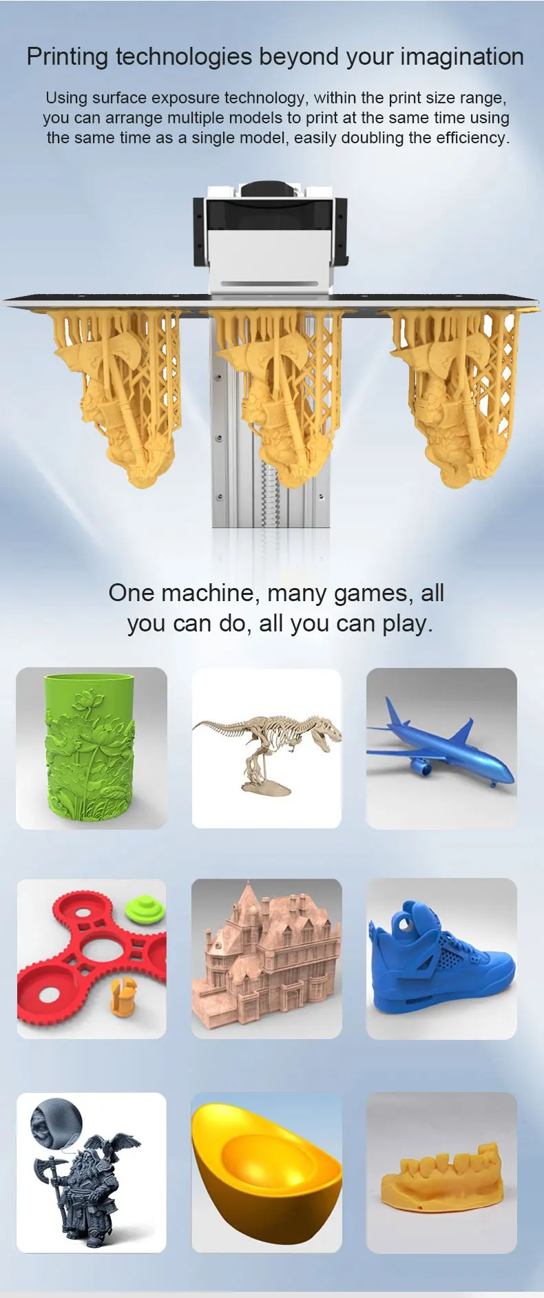 16K High-Resolution 3D Printer with Automatic Grade & Warranty