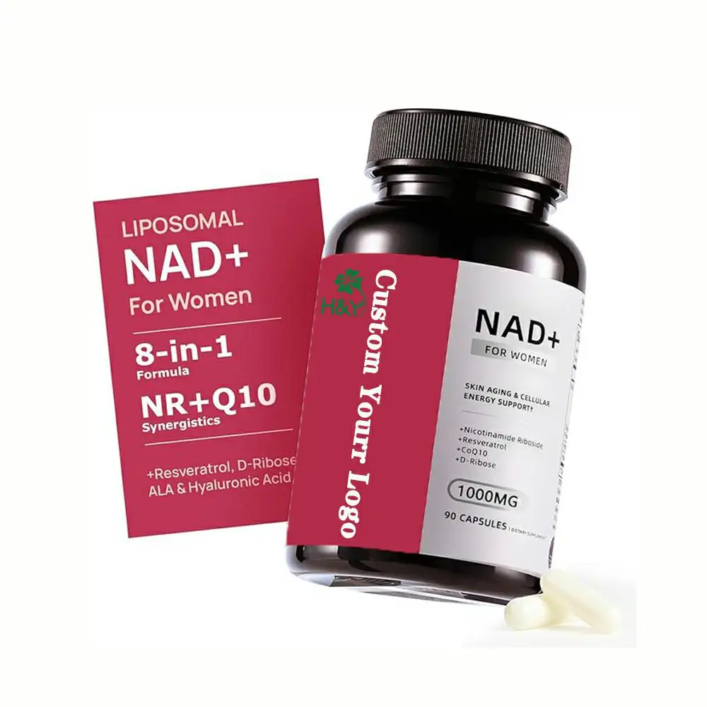 Customized Label Anti Aging Nicotinamide Riboside Capsules Liposomal ...