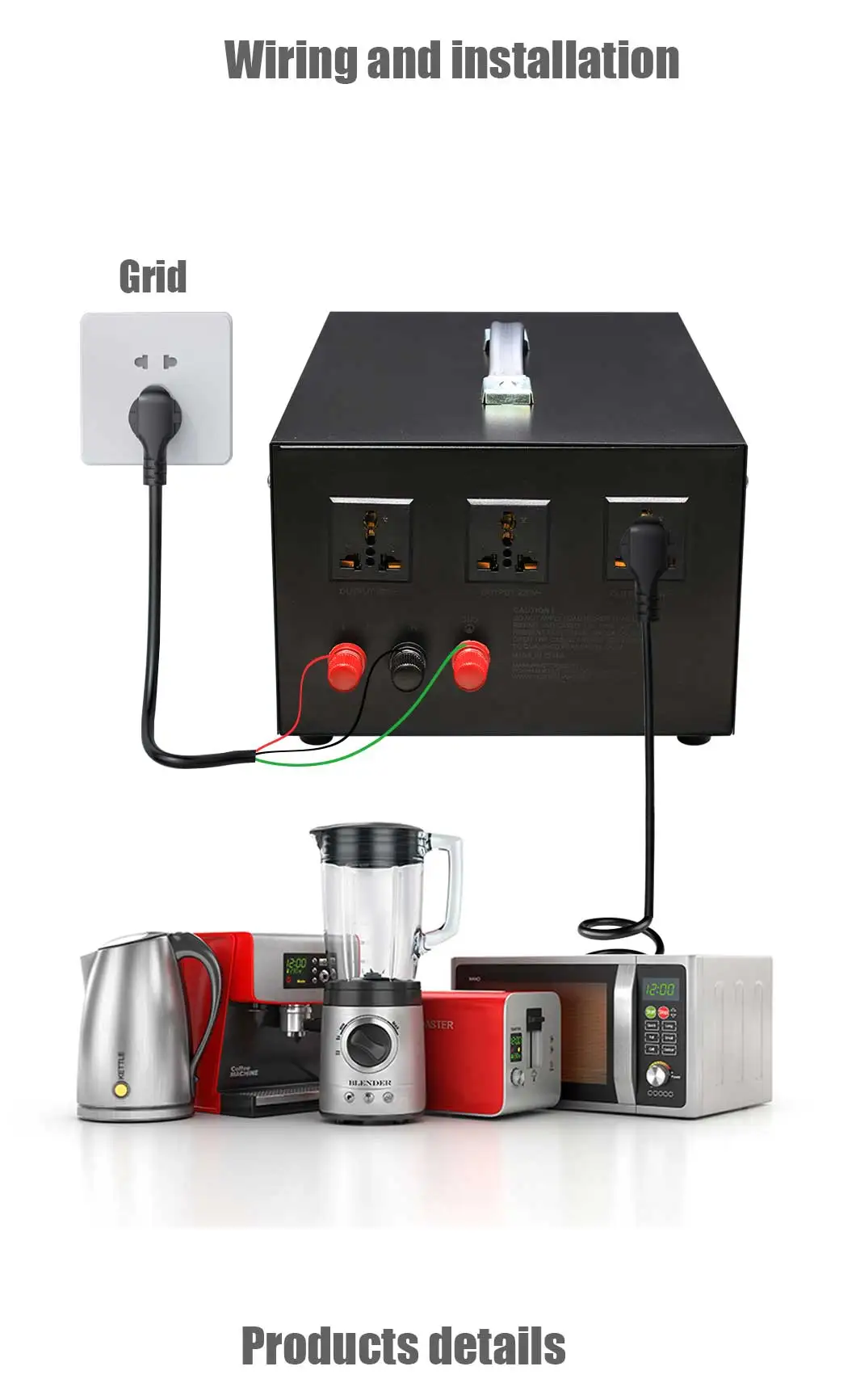 Step Up Transformer 110v To 220v 10000w 5000w 3000w 2000w 1000w - Buy ...